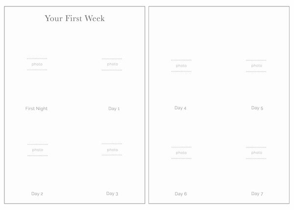 First Week Pages – love + wild