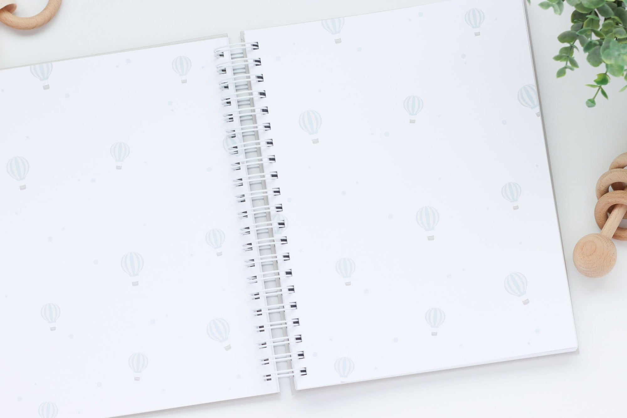 Up Up & Away Baby Book - A Gender Neutral Memory Book For Baby