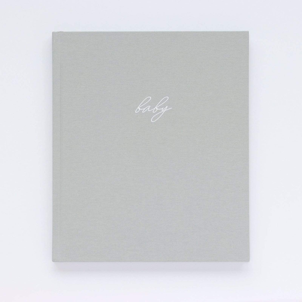 Linen Baby Book - Newborn Memory Book