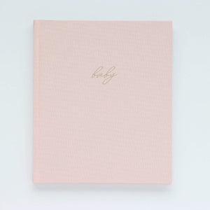 Linen Baby Book - A Memory Book For Baby