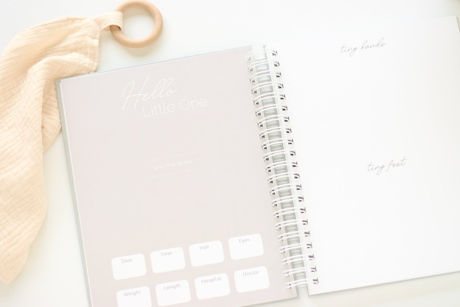 Greenery Baby Book - A Gender Neutral Baby Keepsake Journal