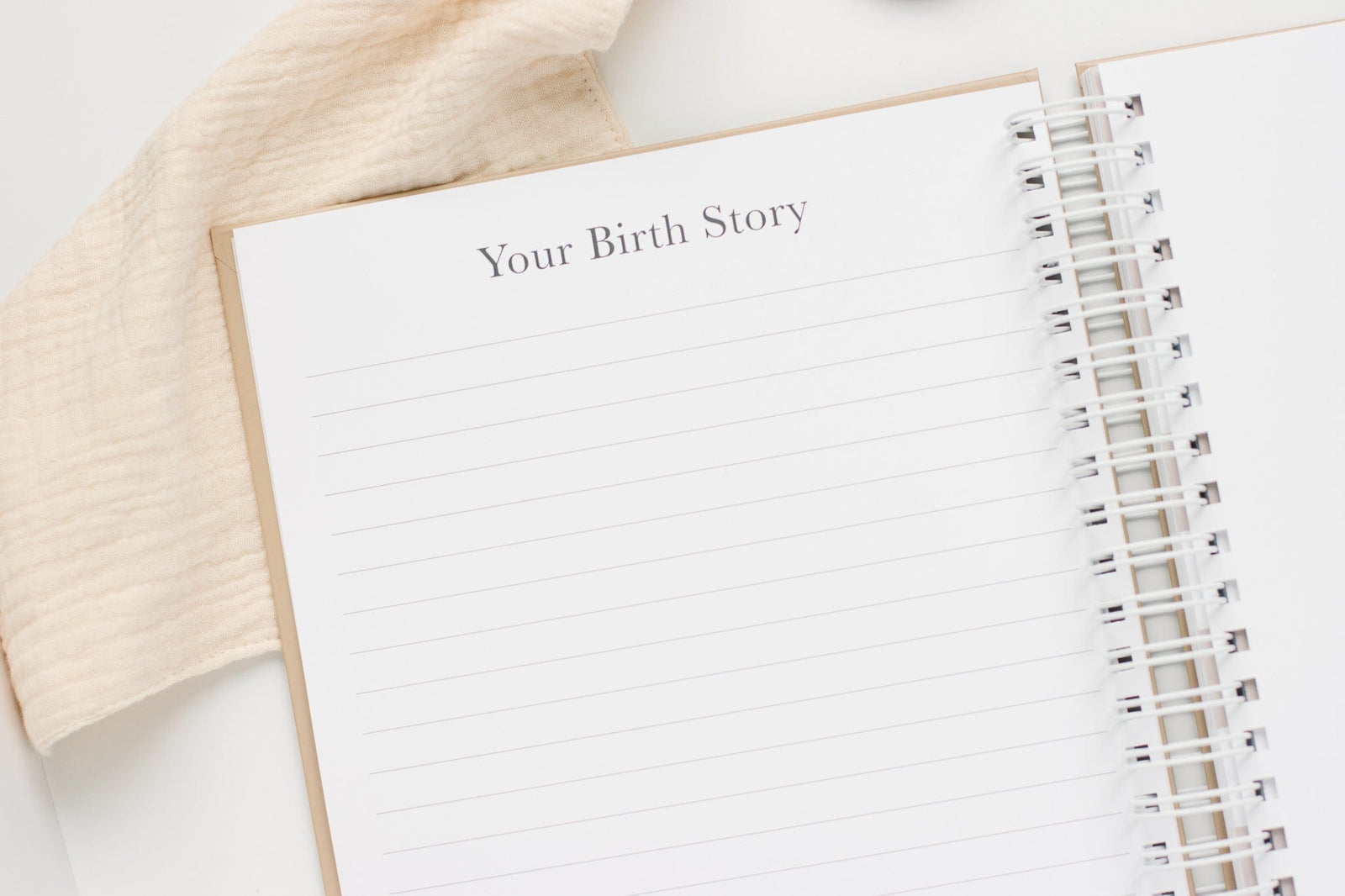 Checkerboard Baby Book - Newborn keepsake journal