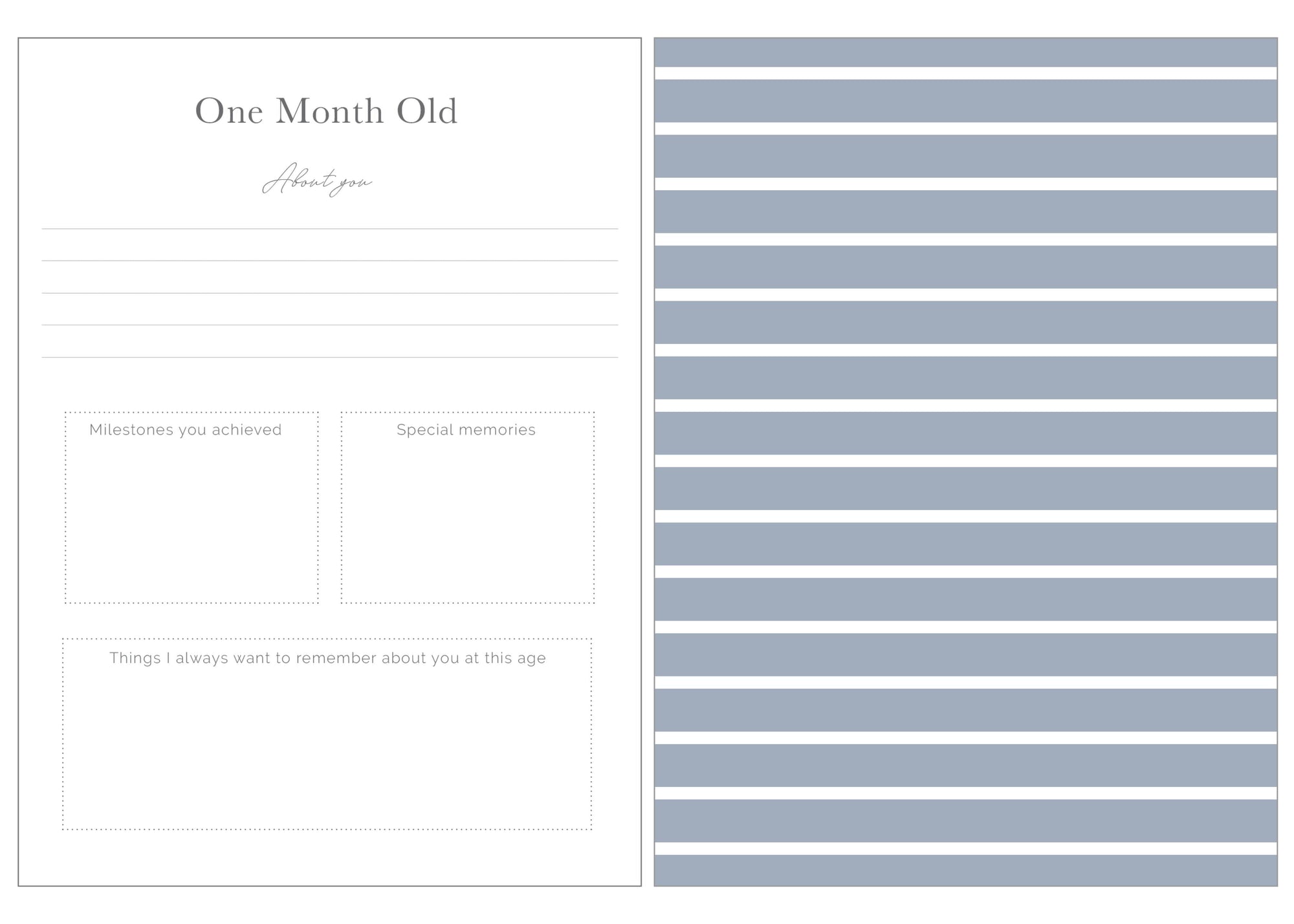 Oxford Baby Book - A keepsake book for baby boy