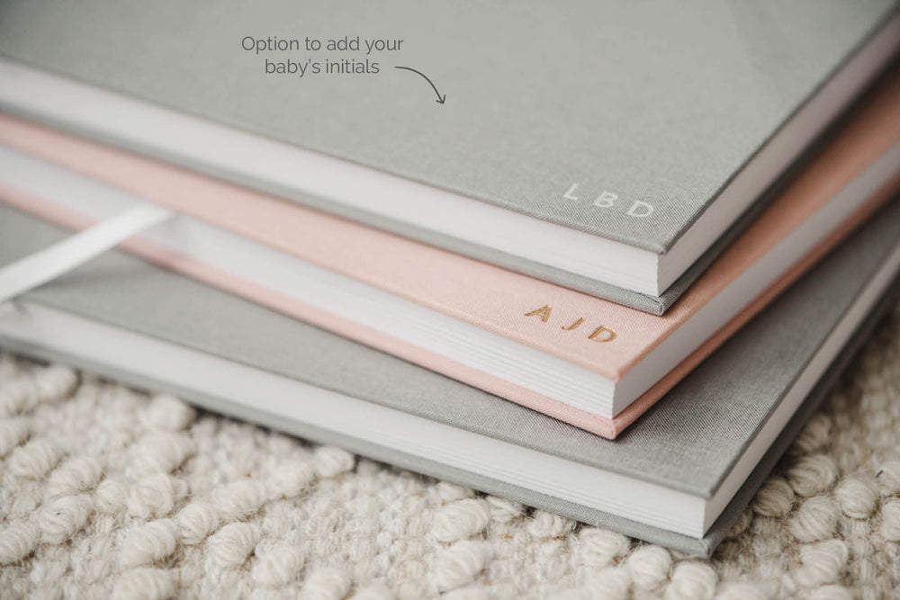 Linen Baby Book - A Memory Book For Baby